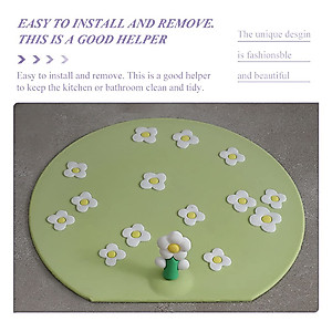 3pcs Floor Drain Bathtub Odors Stoppers for Drain Bathroom Odors Stoppers Drain Cover Odors Stoppers Cover Odors Stoppers Bathtub Drain Sink Cover Kitchen Sewer Drainer Stoppers