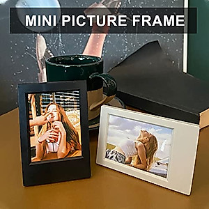 WOGOZAN Accessories for Fujifilm Instax Mini EVO Digital Hybrid Case Instant Film Camera with Photo Holder & Album & Frames, Screen Protector - Black