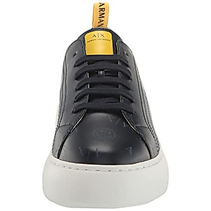 A|X ARMANI EXCHANGE Women's Oversized Sneaker, Blue+Sea, 8