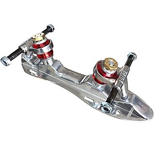 Atom Pilot Falcon NTS Color Quad Skate Plate (Silver, Size 6.25)