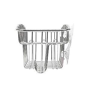 Spectrum Diversified Bathroom Contempo Shower, Stainless Steel, Basket w/Hooks