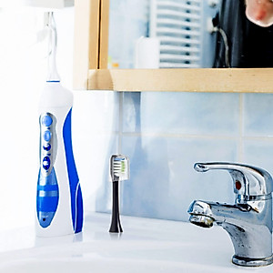 Honeydak 24 Pcs Reusable Toothbrush Cover Compatible with Sonic Electric Toothbrush Replacement Head Transparent Toothbrush Case Toothbrush Cover Cap for Healthy Brushing and Storage Travel