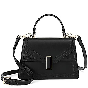 Scarleton Top Handle Satchel Purses for Women, Shoulder Bag Purse, Crossbody Bags for Women, Handbags for Women Mini, H208301A - Black