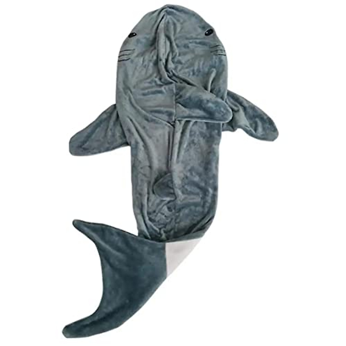 VAHIGCY Shark Blanket Adult - Wearable Shark Blanket Super Soft Cozy Flannel Hoodie - Shark Onesie Blanket Hoodie
