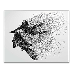 Motocross Wall Art Prints - Set of 4 (8x10) Unframed Motocross Posters - Motocross Room Decor For Men Kids Teenagers - Motocross Poster Set For Bedroom Man Cave - Motocross Wall Decor - Motocross Posters for Wall, Brap