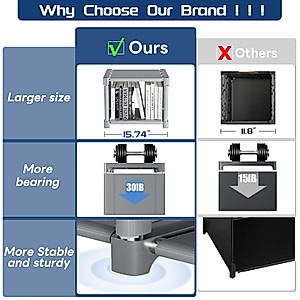 Mavivegue 9+18 Cube Modern Industrial DIY Bookcase, Metal Cubical Book Shelf, Tall Storage Organizer for Bedroom, Living Room, Office, Closet, Black Cubicle Storage Rack-Grey