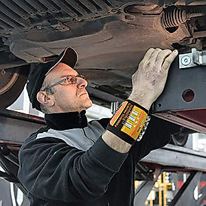 Magnetic Wristband Tool with 15 Strong Magnets for Holding Screws, Nails, Drill Bits for DIY Handyman, Father/Dad, Husband, Boyfriend, Him, Men, Women (yellow)