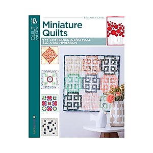 Leisure Arts Quilt and Sew Miniature Quilts Quilting Book, Quilting Books, Quilt Books, Patterns for Quilting, Patterns, Books and Patterns, Pattern Books