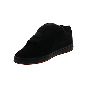 DC Gaveler Casual Low Top Skate Shoes Sneakers Black/Gum 9 D (M)