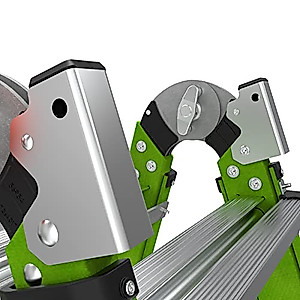 Little Giant Ladder Systems Conquest 2.0 All-Terrain, M17, 17ft, Multi-Position Ladder with Adjustable Outriggers, Fiberglass, Type 1A, 300 lbs Weight Rating, (17107-001)