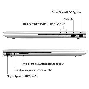 2022 HP Envy X360 2-in-1 15.6" FHD Touchscreen Laptop Computer, Intel Core i7-1165G7, 16GB RAM, 512GB PCIe SSD, Backlit Keyboard, Iris Xe Graphics, B&O Audio, Windows11, Silver, (Renewed)