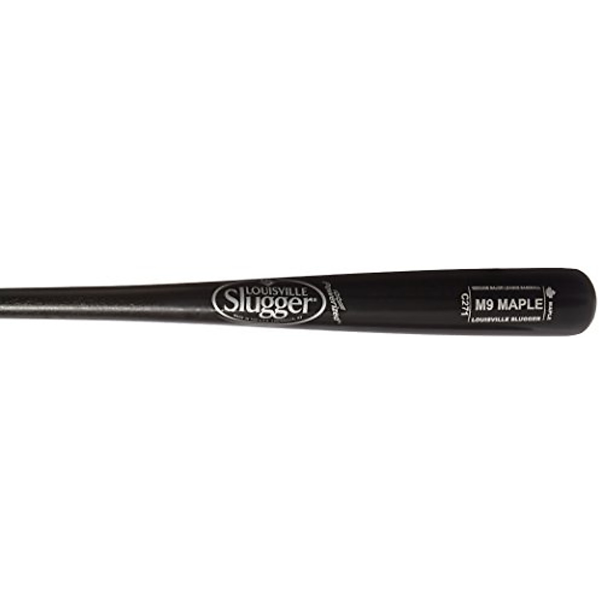 Louisville Slugger WBM9271-BKL M9 Maple C271 Black Lizard Skins Wrap Baseball Bat, 32-Inch/31-Ounce