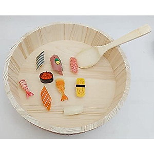 JapanBargain 3669, Natural Bamboo Rice Paddle Rice Scoop Spoon Cooking Spatula for Non Stick Cookware, 9 inches