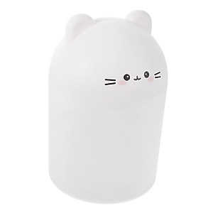 NOLITOY 2pcs Desktop Trash Can Daily Use Trash Bucket Household Trash Bucket Study Garbage Can Daily Use Garbage Can Wear-Resistant Trash Bucket Office Trash Bucket Convenient Trash Bin