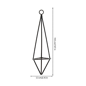 UPKOCH 8 Pack Geometric Plant Hangers Air Plants Hanging Metal Air Plants Holders Pot Container Decoration