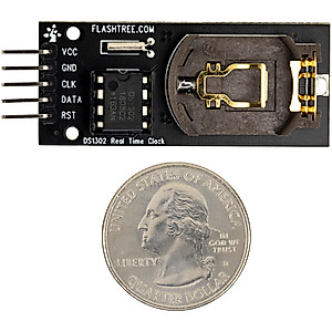 DS1302 Real Time Clock Module RTC Breakout Board for Arduino AVR ARM (Pack of 2 pcs)