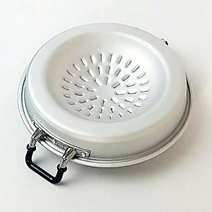 mamameya2511 1Set(Pan+Stove) Mookata Thai Korean Bbq Smoke Steak Grill Charcoal Aluminium 14"