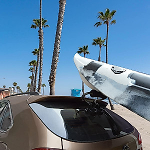 JOIERW Kayak Roller Loader, Kayak Load Assist Roller Mount with Suction Cup for Car SUV - Black