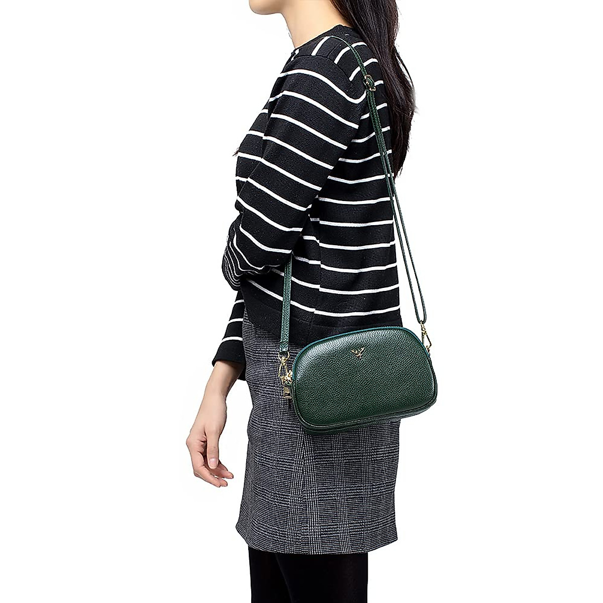 Coin Pocket Genuine Leather Phone Bag Women Wallet Crossbody Shoulder Bag