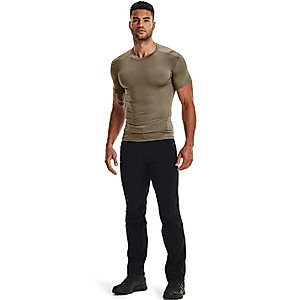 Under Armour Men's HeatGear Tactical Compression Short-Sleeve T-Shirt, Federal Tan (499), X-Small