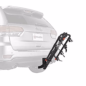 Allen Sports Deluxe 4-Bike Hitch Mount Rack (2-Inch Receiver) , Black