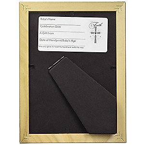 The Grandparent Gift Frame Wall Decor, Baptized Footprint