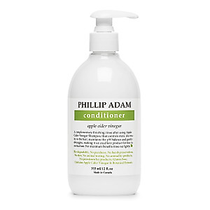 Phillip Adam Apple Cider Vinegar Conditioner for Shiny Hair - No Harsh Preservatives - For All Hair Types - 12 Ounce