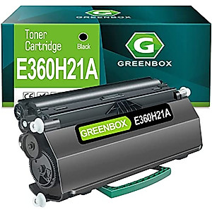 GREENBOX Remanufactured E360H21A High-Yield Toner Cartridge Replacement for E360H11A E360H21A for E360 E360d E360dn E360dt E360dtn E460d E460dn E460dw E460dtn E462dtn Printer (1 Black)