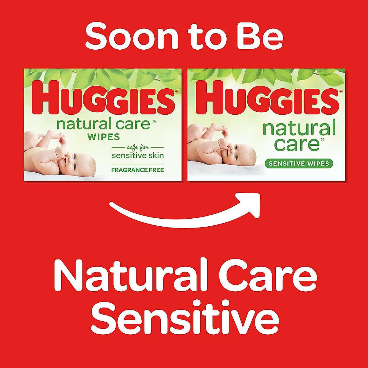 HUGGIES Natural Care Unscented Baby Wipes, Sensitive, Water-Based, 2 Refill Packs, 368 Count Total