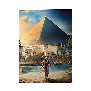 Head Case Designs Officially Licensed Assassin's Creed Key Art Bayek Origins Graphics Vinyl Faceplate Sticker Gaming Skin Decal Cover Compatible With Sony PlayStation 5 PS5 Disc Edition Console