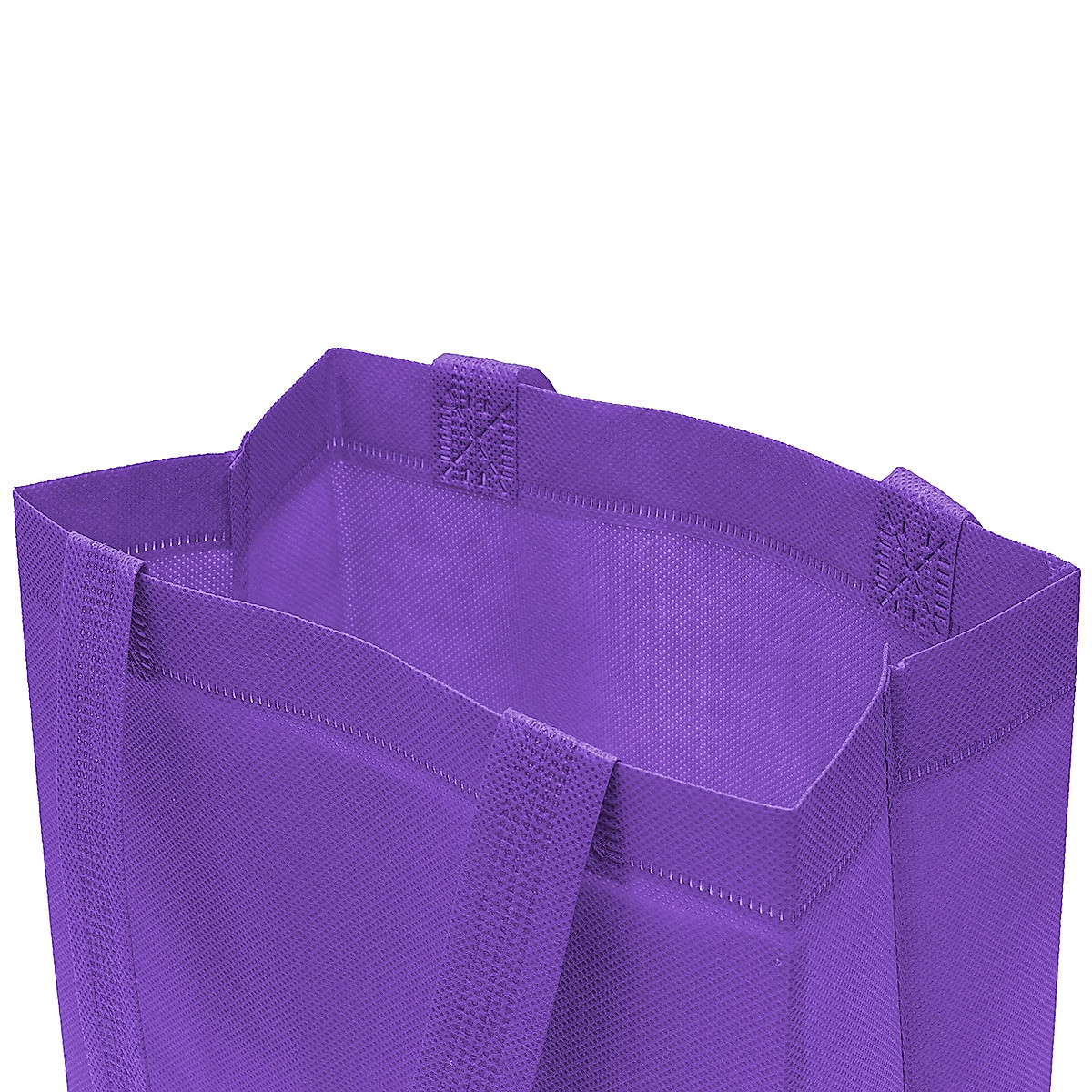 Gift Bags Bulk - 12 Pack Small Reusable Bag with Handles, Cute Assorted Rainbow Solid Color Fabric Gift Wrap Tote for Kids Birthday Gifts & Party Favors, Presents, Christmas, Goodie Bags - 8x4x10