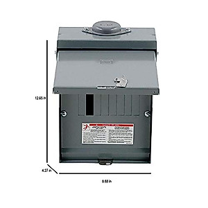 SCHNEIDER ELECTRIC Load Center Qo Mlo 240-Volt 100-Amp 1-Phase 6Sp QO612L100RB Molded Case Circuit Breaker 600V 200A