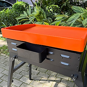 Upgraded Silicone Griddle Cover Mat Full-Edge for Grill 22" Blackstone, Griddle Top Edges,Heavy Duty Food Grade Blackstone Accessories Reusable&Durable,Protect Grill from Rust,Insects & Leaves