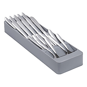 Kitchen Drawer Cutlery Organizer - Compact Space Saving Tray for Flatware and Silverware
