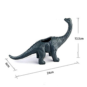 Cabilock 1 Pc Home Decoration Desk Topper Mini Pots Statue Decor Ceramic Plant Pot Mini Succulent Plants Decor Flower Pots Succulent Plant Holder Simulation Brachiosaurus Vase Household