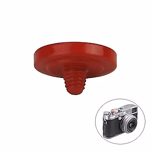 Camera Soft Release Button JJC Dark Red Shutter Button for Fuji Fujifilm X-T2 X-T20 X-T10 X-PRO2 X-PRO1 X100F X100T X100S X100 X-E3 X-E2S X-E2 Sony DSC-RX1R II DSC-RX10,etc Concave 11mm -1 Pack