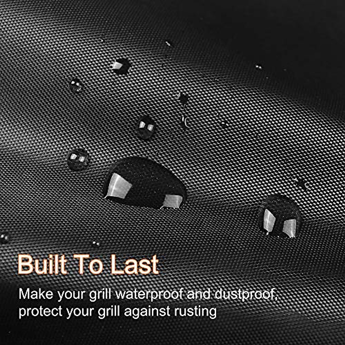 Grill Cover 58-inch, Waterproof Gas Grill Cover, Outdoor BBQ Cover for Weber Char-Broil Brinkmann, Fade & UV-Resistant, Weather-Resistant