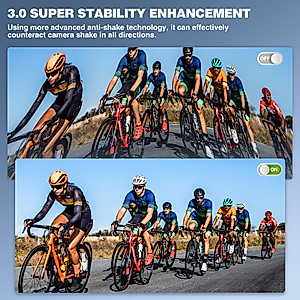 4K Action Camera, Sports Video Camera WiFi with Touch Screen Dual Screen 131FT Underwater Camera Waterproof, EIS 2.0, 170° Wide Angle, Zoom, 2 Batteries and Accessory Kits for Vlog