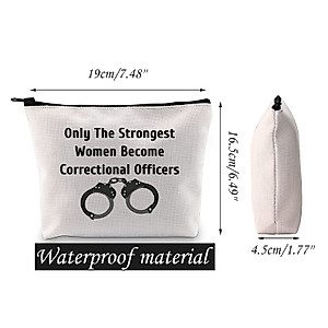 Correctional Officer Gift Only The Strongest Women Become Correctional Officers Makeup Bag Prison Officer Gift (Correctional Officers Bag) …