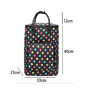 Lightweight Shopping Trolley Hand Cart, Insulation Folding Shopping Cart Cold ice Pack Waterproof Hand Cart with No Noise Swivel Wheels (Green 110 Pounds Capacity)