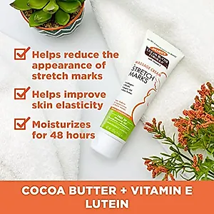 Palmer's Cocoa Butter Formula Massage Cream for Stretch Marks and Pregnancy Skin Care, 4.4 Ounces (Pack of 2)