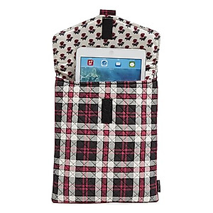 Vera Bradley Cotton Envelope Tech Sleeve, Fireplace Plaid