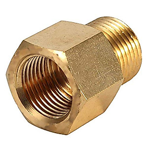 CO2 Cylinder Tank W21.8 to CGA320 Adapter Converter for Aquarium Fish Tank,1.1inch