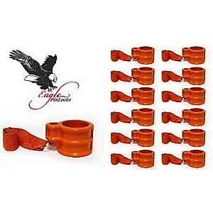 Eaglestar Keyed Alike Trailer King Pin Lock Trailer Lock (12, Orange)