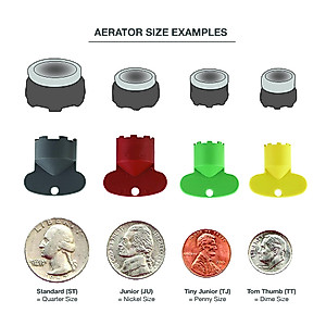 Cache Faucet Aerator Key Removal Wrench Tool, Multiple Colors, M24x1, M21.5×1, M18.5×1 and M16.5×1