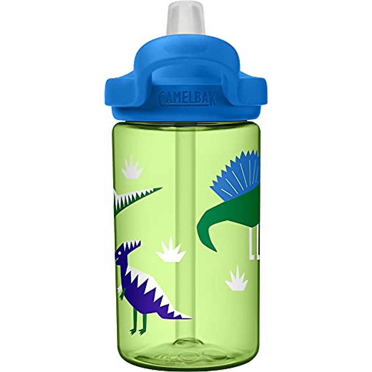 CamelBak Eddy+ Kids BPA-Free Water Bottle with Straw, 14oz, green, Model Number: 2282301040