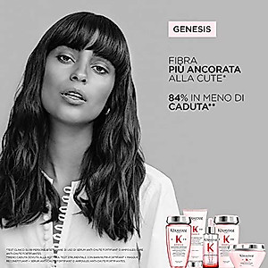 KERASTASE Genesis Bain Nutri-Fortifiant Shampoo | For Weakened Hair Prone to Falling Due to Breakage from Brushing | Provides Intense Nourishment | With Ginger Root | For All Hair Types | 8.5 Fl Oz