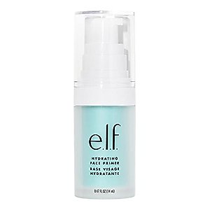 e.l.f, Hydrating Face Primer, Lightweight, Long Lasting, Creamy, Hydrates, Smooths, Fills in Pores and Fine Lines, Natural Matte Finish, Infused with Vitamin E, 0.47 Oz