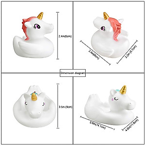 Bath Toys, Water Spray Toys Cute Rubber for Baby Kids Toddlers,for Shower Time or Pool Party, Floating Bath Squirt Toys Ideal Gifts, 4pcs Set