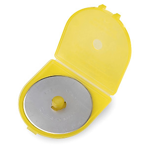 OLFA 1079062 RB45-2 45mm Straight Edge Rotary Blade, 2-Pack